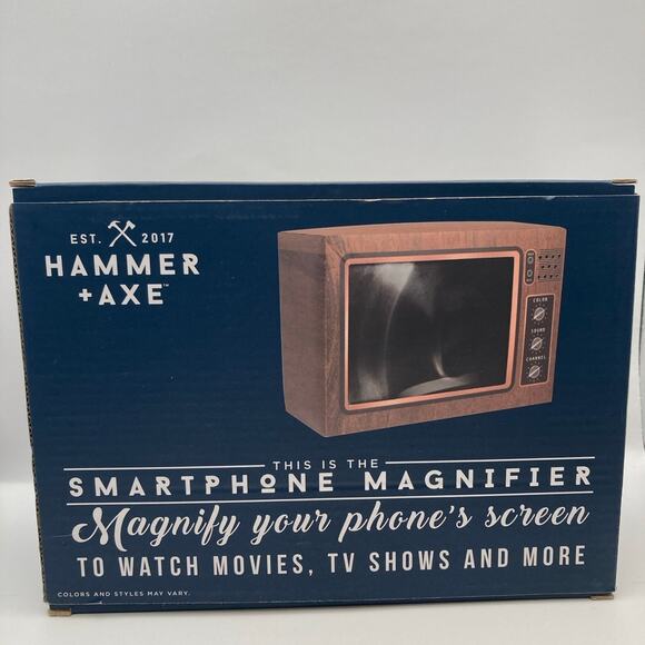 Other | Hammer And Axe Smartphone Magnifier Retro Tv Box That Magnifies ...
